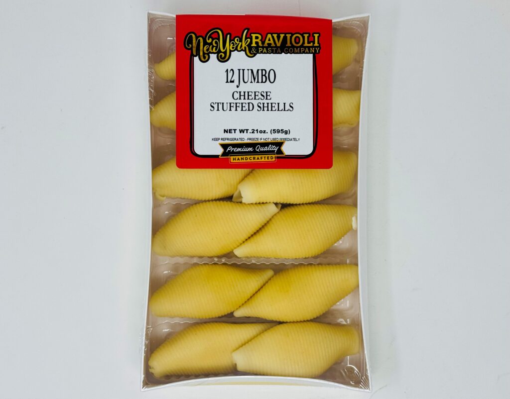 12 Count Jumbo Cheese Stuffed Shells – New York Ravioli & Pasta Company